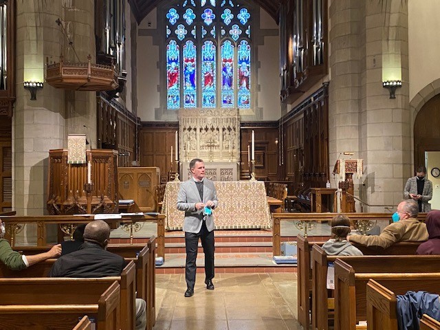 Bishop Elect Jeffrey W. Mello meets with… | Christ Church Cathedral